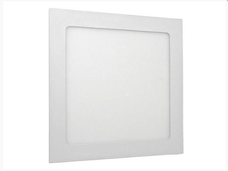 Painel Led Quadrado 20X20 Luz Amarela 18W Embutir - Lucetek - Painel de ...