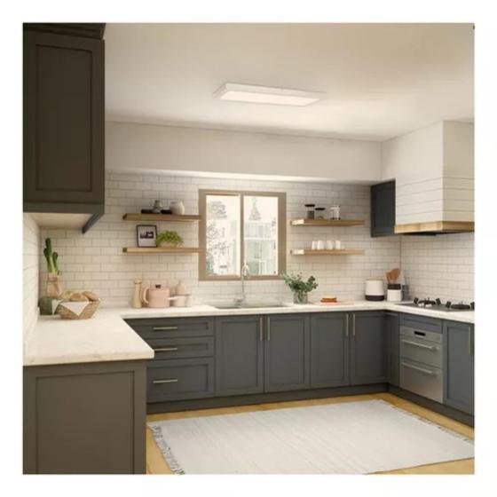 Painel Led Retangular 36w Branco Frio 6500k Bivolt 30x60cm - EMBULED ...