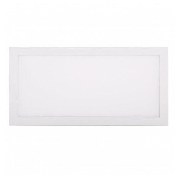 Painel LED Retangular de Embutir 31,2cmx62,5cm 6500K 18W Branco Bivolt ...