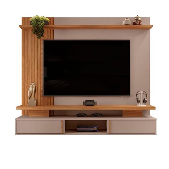 Painel Leoni para TV 65 Polegadas Porta Deslizante DJ Móveis - Painel ...