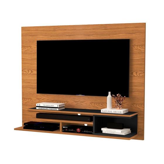 Painel Londres TV até 43 polegadas - Nature/Preto - Maria Móveis ...