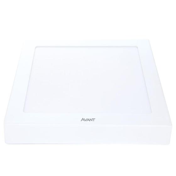 Painel Luminaria Pop Sobrepor Quadrado 18W Bivolt 4000K - Avant ...