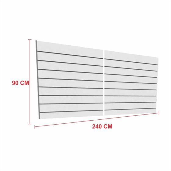 Painel mdf expositor 90x240 painel canelado mdf painel canaleto ...