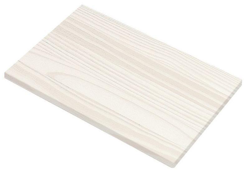 Painel modulare em madeira pinus com acabamento branco 600x200x18 mm ...