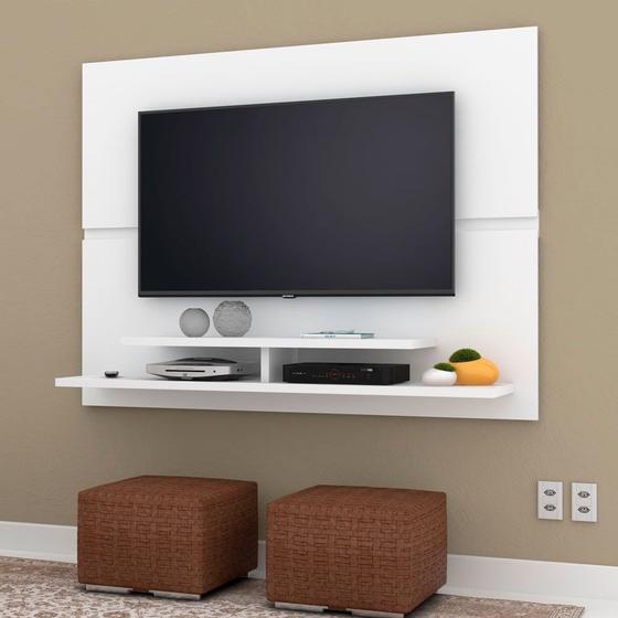 Painel Monaco Para Tvs de até 50 Polegadas Cor Branco - LUKALIAM ...