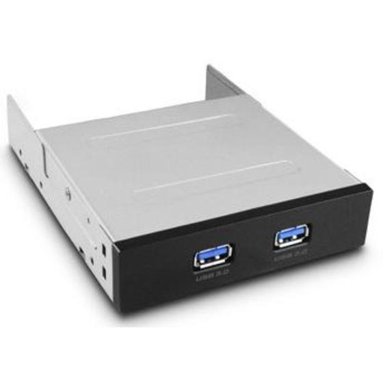 Painel Multifuncao Vantec USB 3.0 2-Port USB 3.0 Front Panel - Preto - UGT-IH203 - Painel ...