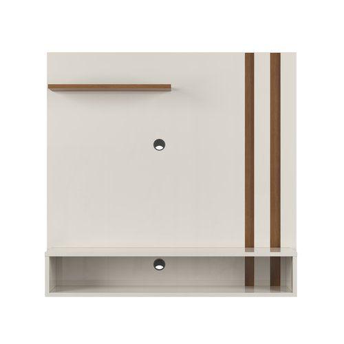 Painel Para TV 32 Polegadas Com 2 Nichos Off white- GKMOVEIS - Painel para TV - Magazine Luiza