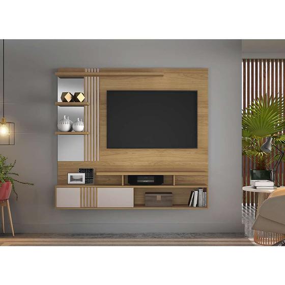 Painel para TV 49 Polegadas Safira Noronha e Off White - JCM Movelaria ...