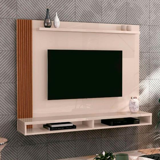 Painel para Tv 50 Polegadas Dijon Nicho e Prateleira EDN - Painel para ...