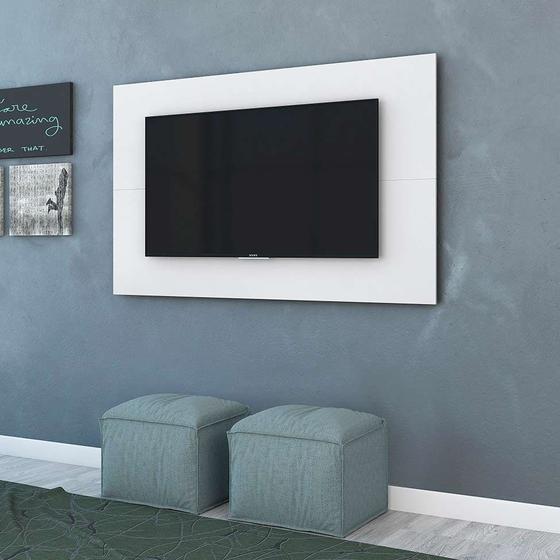 Painel para TV 50 Polegadas Frank Branco 120 cm - Madetec - Painel para ...