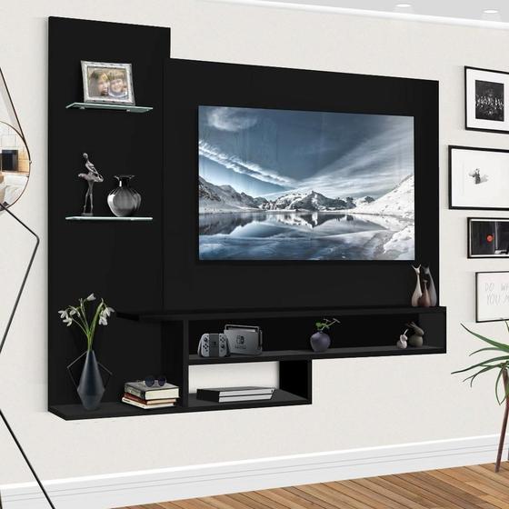 Painel Para TV 50 Polegadas Preto - Lacroux - Painel para TV - Magazine ...