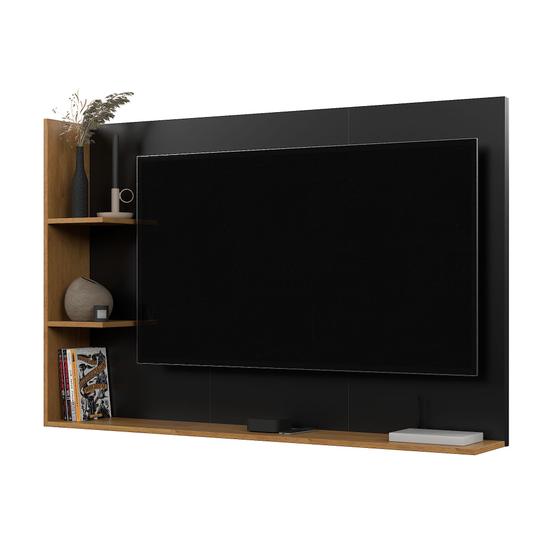 Painel Para TV 50 Polegadas Sala/Quarto Suspenso Com Prateleira Nicho ...