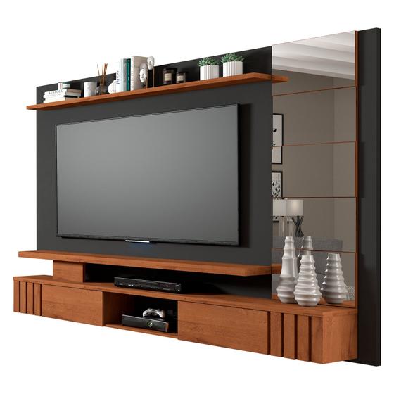 Painel para TV 65 Polegadas 02 portas Basculante com Espelho Murano ...