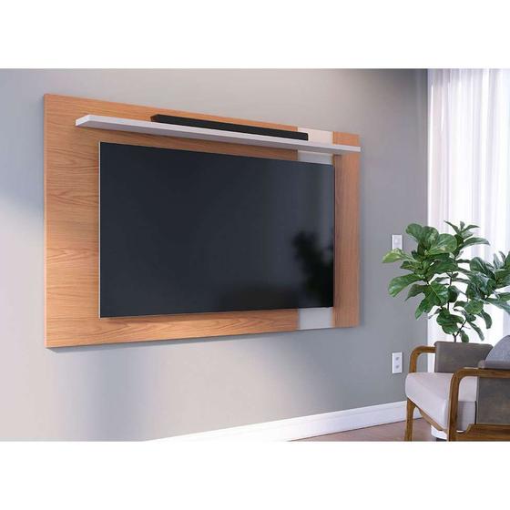 Painel para TV 70 Polegadas Leme Freijó e Off White - Colibri - Painel para TV - Magazine Luiza