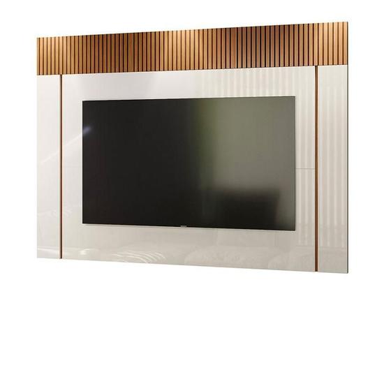 Painel Para TV 70 Polegadas Sagary 1.8 EAX Móveis Off White/Tauari ...