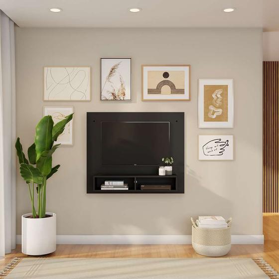 Painel para TV até 32 Polegadas Nairóbi Preto - Mobly - Painel para TV ...