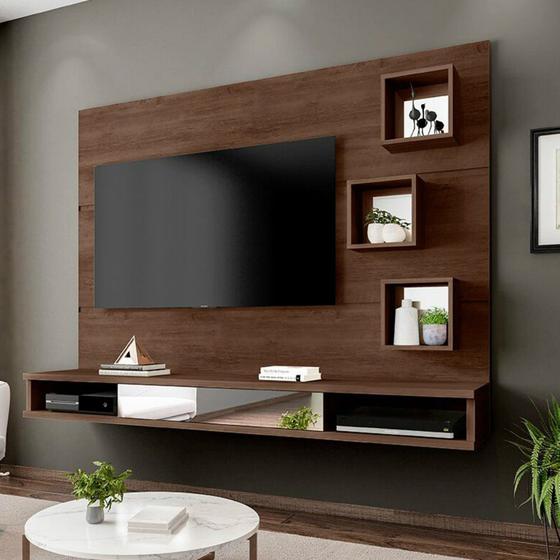 Painel para TV até 42 Polegadas com 3 Nichos Viena III RV Móveis ...