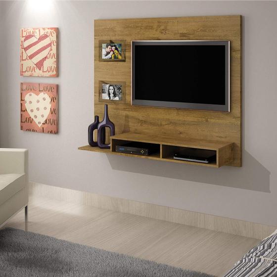 Painel para TV até 46 Polegadas Hades Valdemóveis Mel - Painel para TV - Magazine Luiza