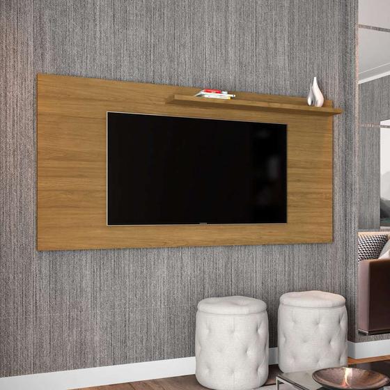 Painel para TV até 50 Polegadas Esmeralda Marrom - Móveis Bechara ...