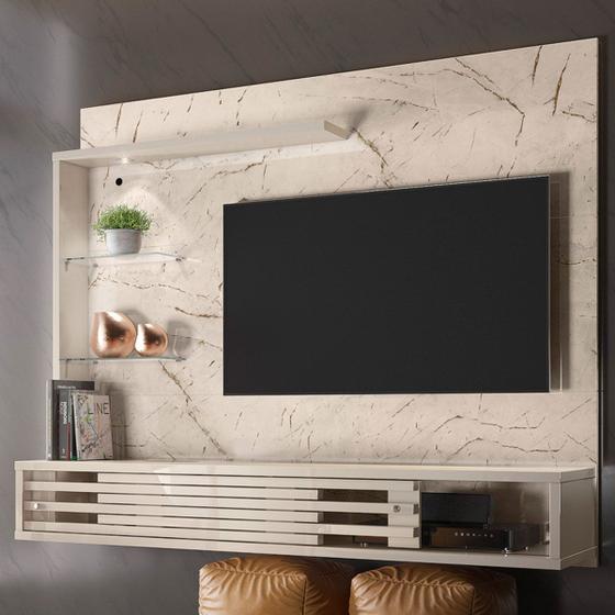 Painel Para Tv Até 50 Polegadas Frizz Select 2 Portas Calacata/off ...