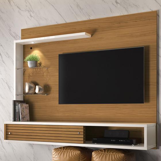 Painel Para Tv Até 50 Polegadas Frizz Select 2 Portas Naturale/off ...