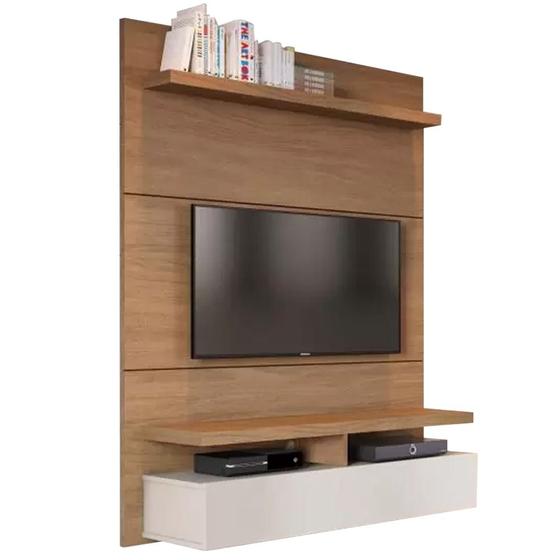 Painel Para Tv até 50" polegadas Home City 120 cm Natural/Off White ...