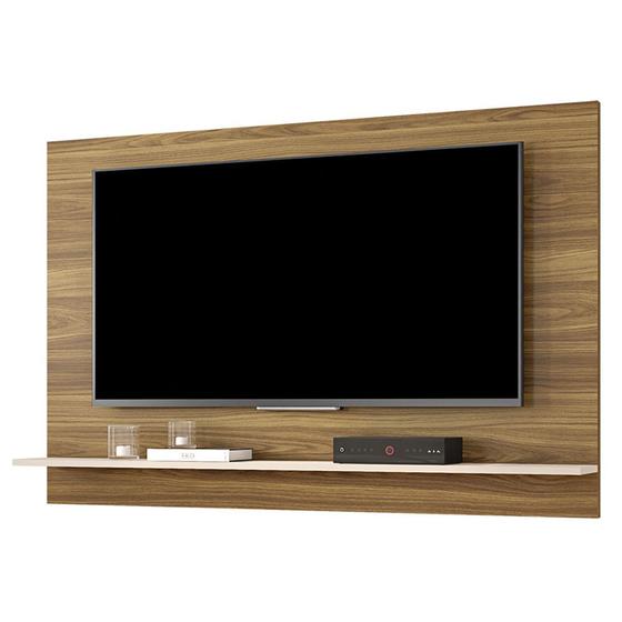 Painel Para TV até 55 Polegadas Arizona Marrom Bege Caemmun - Painel ...