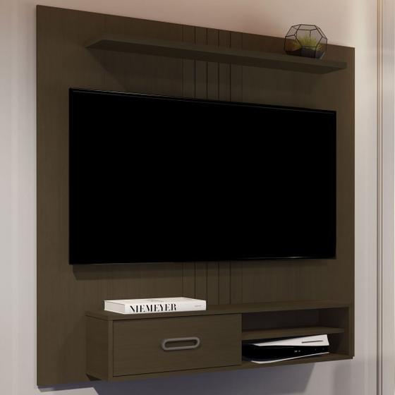 Painel Para Tv Até 55 Polegadas Luxo 1 Gaveta Canela Amadeirado 5024 - Jb Bechara - Painel para ...
