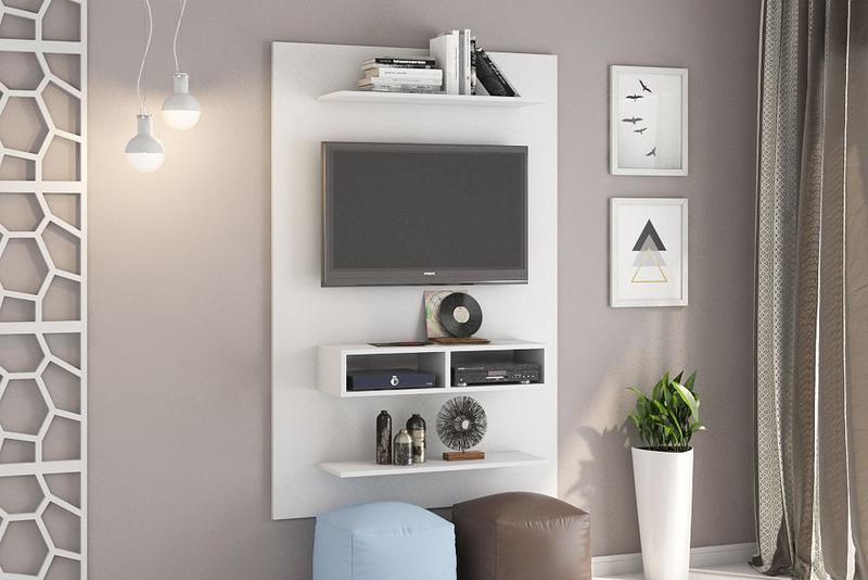 Painel para TV Byte Branco - Viero Moveis - Painel para TV - Magazine Luiza