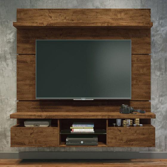 Painel para TV de 55 Polegadas Suspenso Livin 1.6 HB Moveis - Painel ...