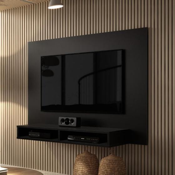 Painel para tv edn fox new preto - EDN MOVEIS - Painel para TV ...