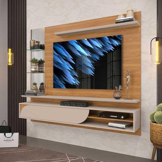 Painel Para Tv Ravi Carvalho Nobre Griz - Dj Móveis - DJ MOVEIS ...