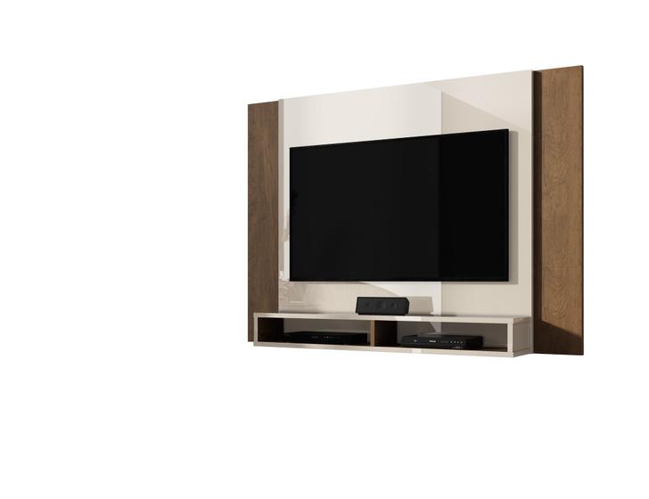 Painel Para Tv Suspenso Sala Prateleira Nichos 43 Polegadas Varias ...