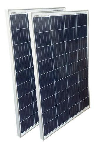 Painel Placa Solar 100w Resun Policristalino - 2 Peças - Painel Solar ...
