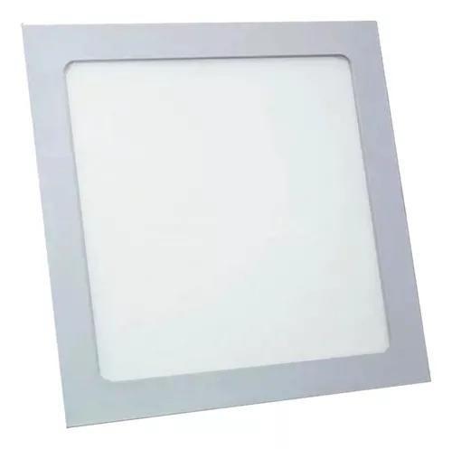 Painel Plafon Led Embutir Quadrado 30x30 Branco Neutro 4000k Bivolt 110/220v Teto Gesso ...