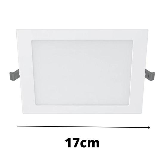 Painel Plafon Led Philips Embutir 15cm 12w 3000k Quente - Painel de LED - Magazine Luiza