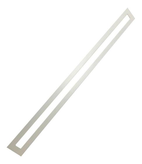 Painel Plafon Luminária Retangular Embutir 30w 120cm X 10cm - Embralumi ...