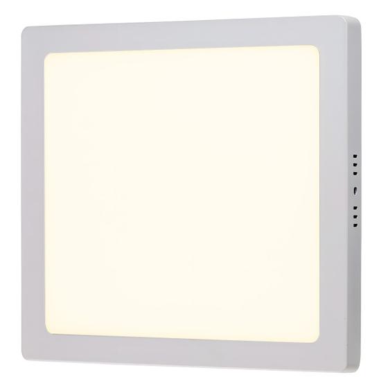 Painel Plafon Premium Luminária Sobrepor Teto Led 12w Quadrado ...