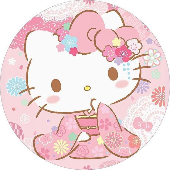 Painel Redondo 3D Sublimado Hello Kitty Frd-6129 - Felicitá - Painel de ...