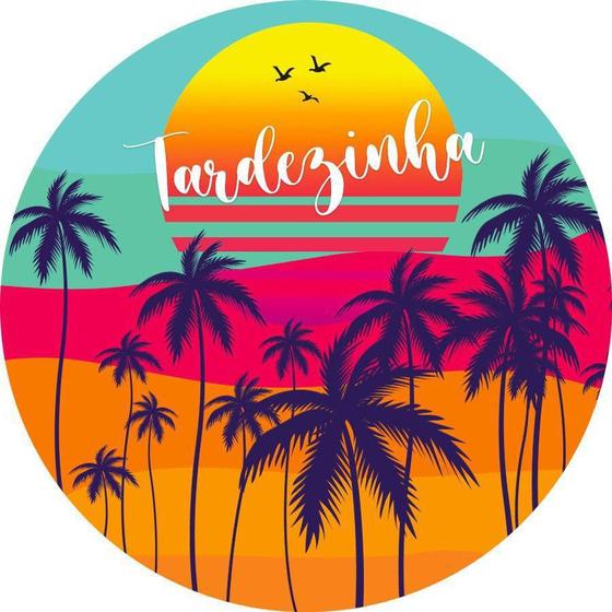 Painel Redondo 3D Sublimado Tardezinha Frd-2251 - Felicitá - Painel de Festas - Magazine Luiza