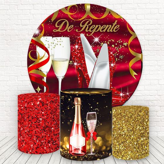 Painel Redondo e Capas Tecido Sublimado Idades FKPC-838 - Felicitá ...