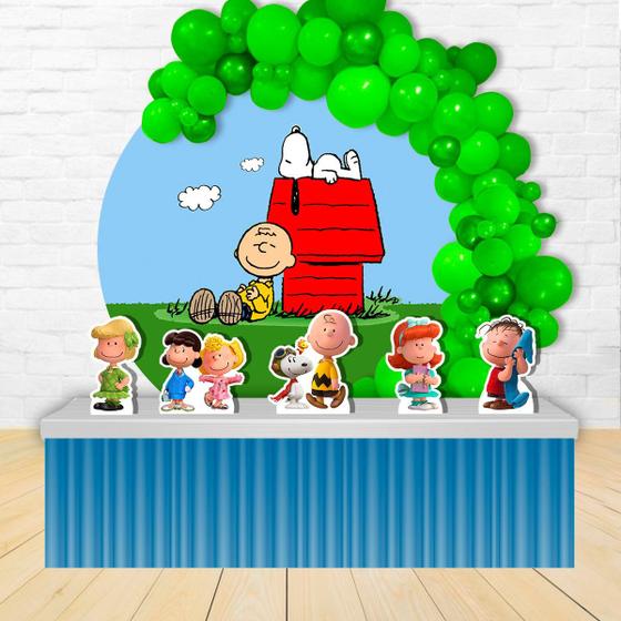 Painel Redondo E Displays Snoopy - IMPAKTO VISUAL - Painel de Festas ...