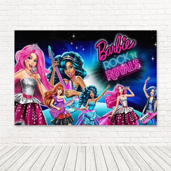 Painel Retangular 3D Sublimado Barbie 2,0X1,5 Frt-4051 - Felicitá ...