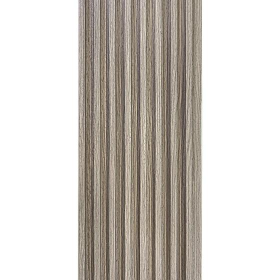 Painel Ripado Cor: Cinza Medieval de uso Interno em WPC Slim 2,90m x ...
