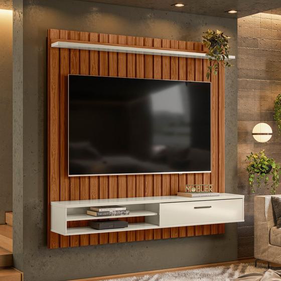 Painel Ripado Home Suspenso Para TV Até 75 Polegadas Texas - Mobigu - Painel para TV - Magazine ...