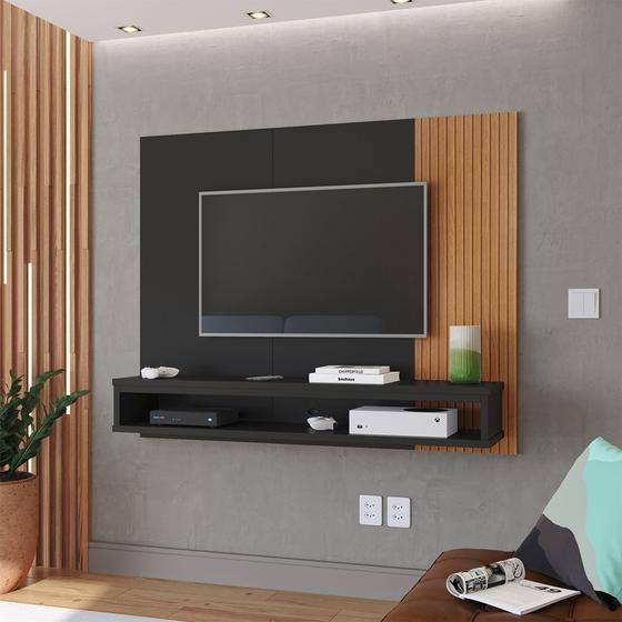 Painel Sala Quarto Com Nicho Tvs Até 50 Polegadas Cissa - Varias Cores - RPM - Painel para TV ...