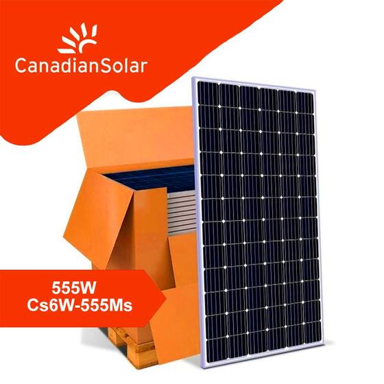 Painel Solar Canadian 555W Cs6W-555Ms - Canadian Solar - Painel Solar ...