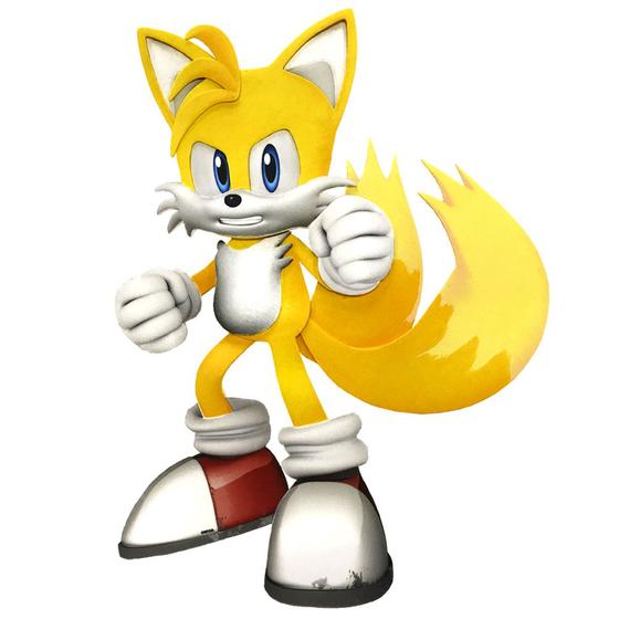 Painel Sonic Tails 48 cm Piffer Amarelo Decorativo EVA Festa - Painel ...