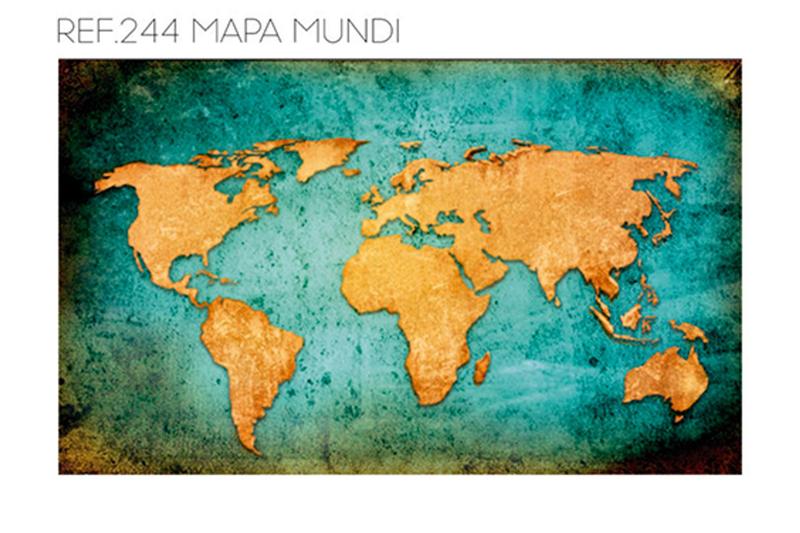 Painel Sublimado em Tecido Retangular Festa Fundo Mapa Mundi - Decora ...