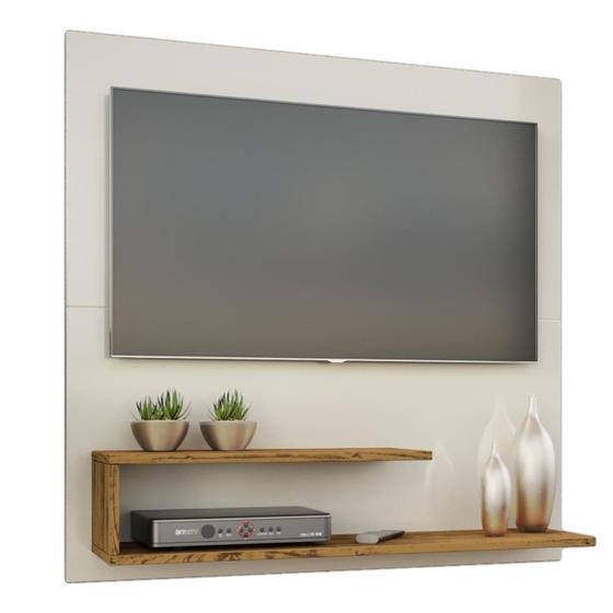 Painel Suspenso com Prateleira para Tv até 32 polegadas Quarto Sala Retro - Beauty Móveis ...